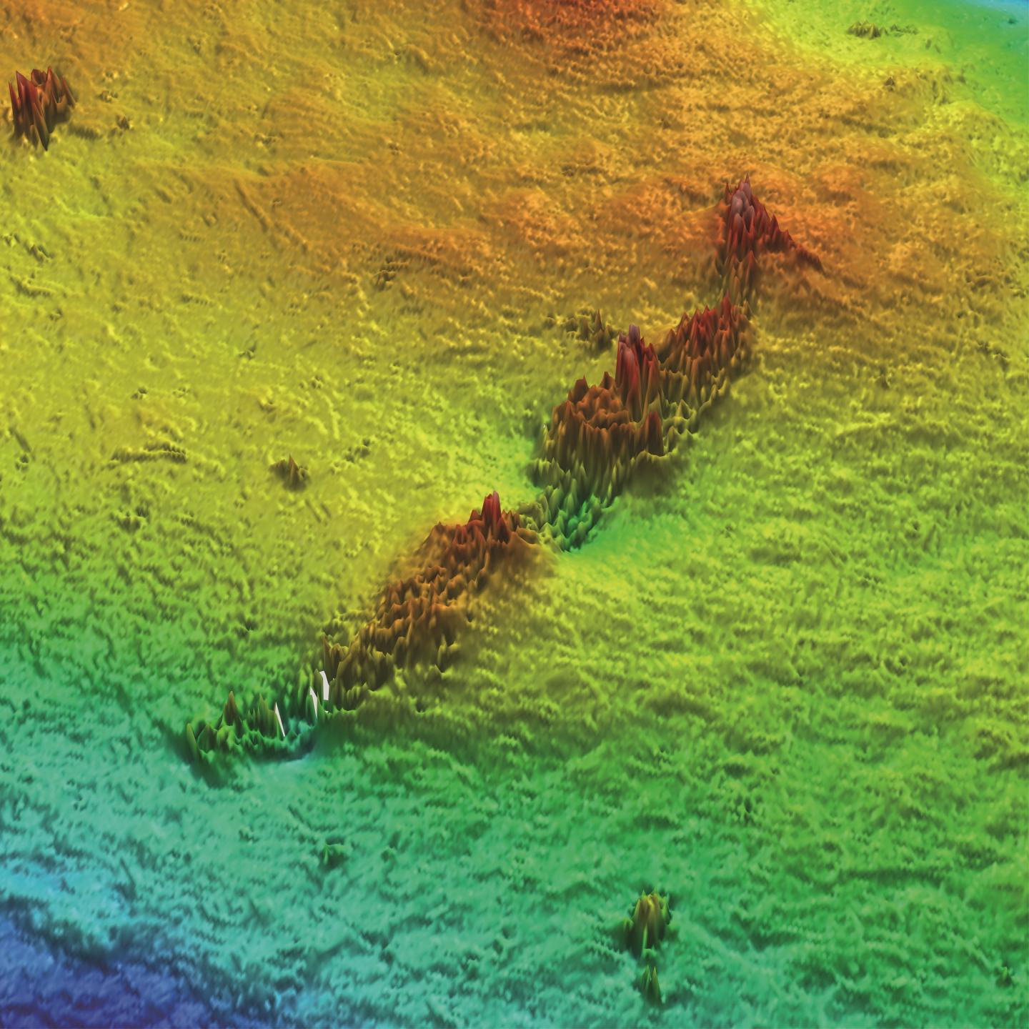 Three-Dimensional Topographica [IMAGE] | EurekAlert! Science News Releases