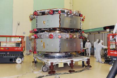 NASA's MMS Stacked for Shock Tests | EurekAlert!