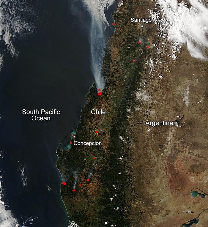 Wildfires Plague Parts of Chile | EurekAlert!
