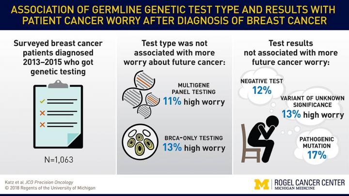 Genetic testing does not cause undue worry fo | EurekAlert!