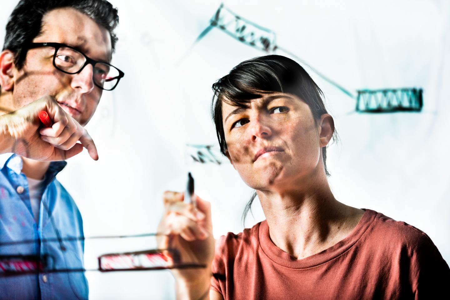 Simone Fabiano and Jennifer Ge [IMAGE] | EurekAlert! Science News Releases