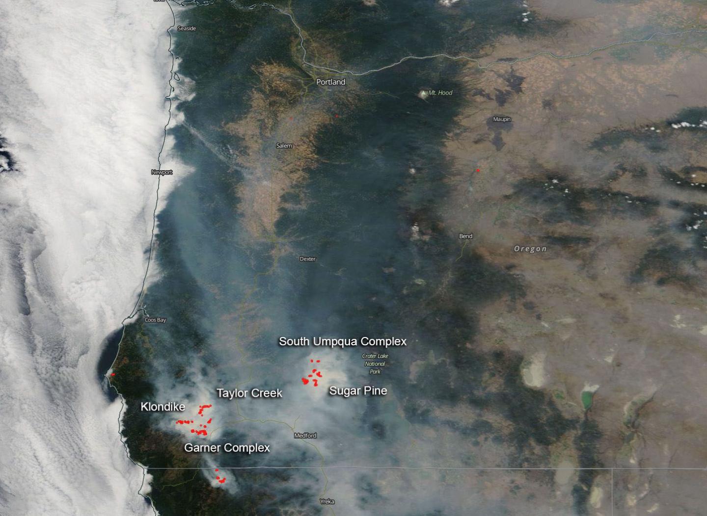 Oregon's Fire Storms [IMAGE] | EurekAlert! Science News Releases