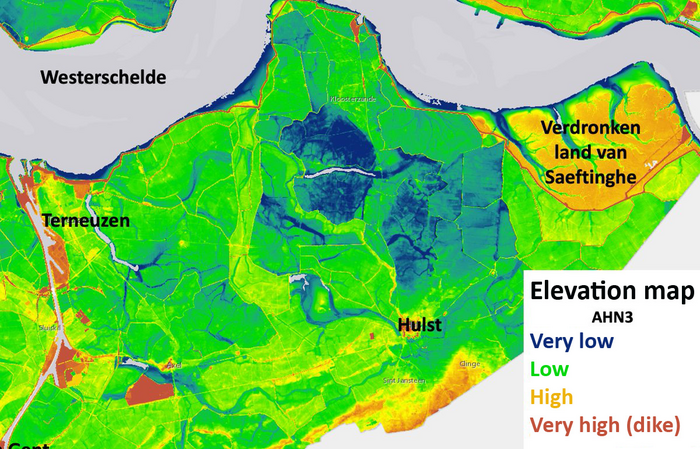 Elevation map [IMAGE] | EurekAlert! Science News Releases