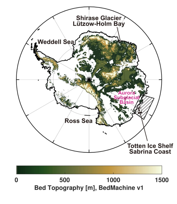 The latest bed topography over [IMAGE] | EurekAlert! Science News Releases