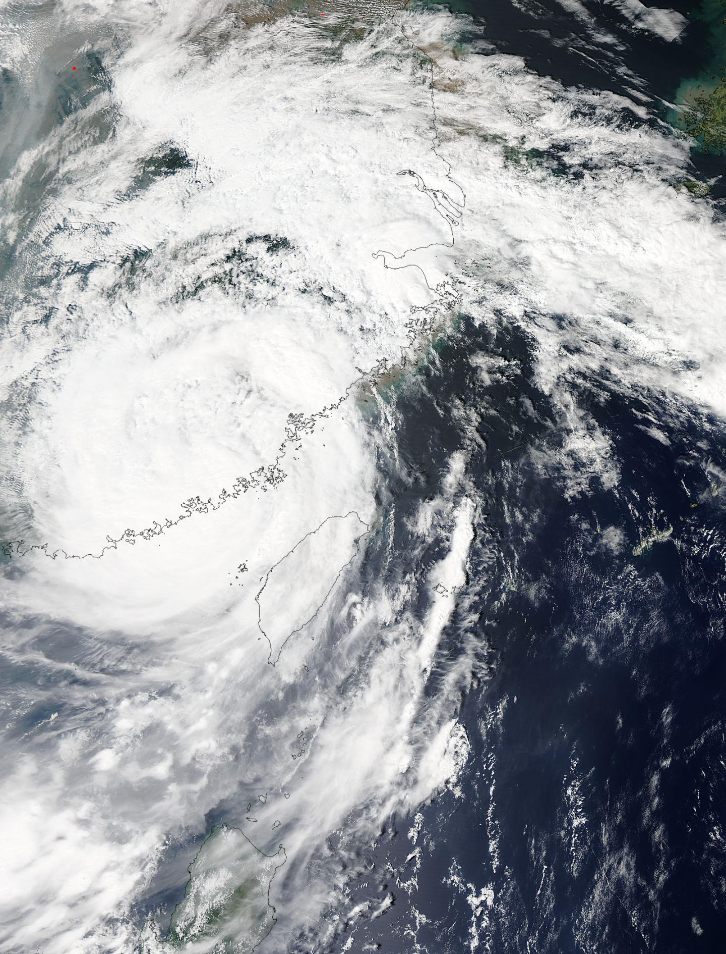 MODIS Image of Dujuan [IMAGE] | EurekAlert! Science News Releases