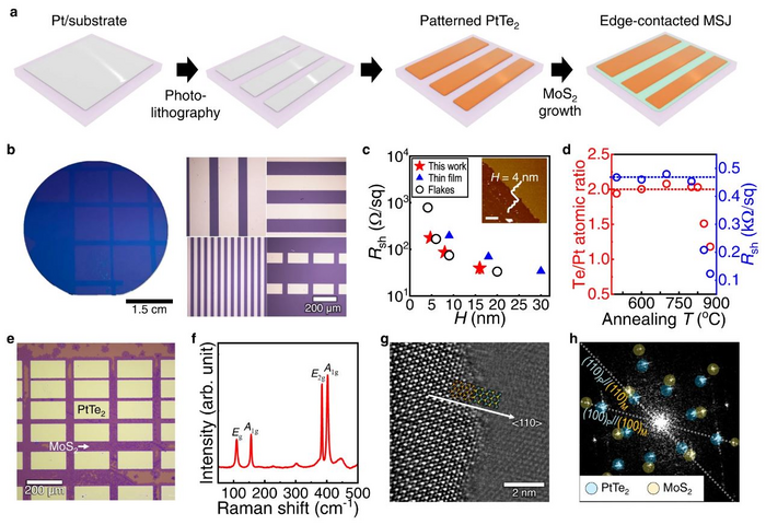 Figure 2. Wafer-scale growth o [IMAGE] | EurekAlert! Science News Releases