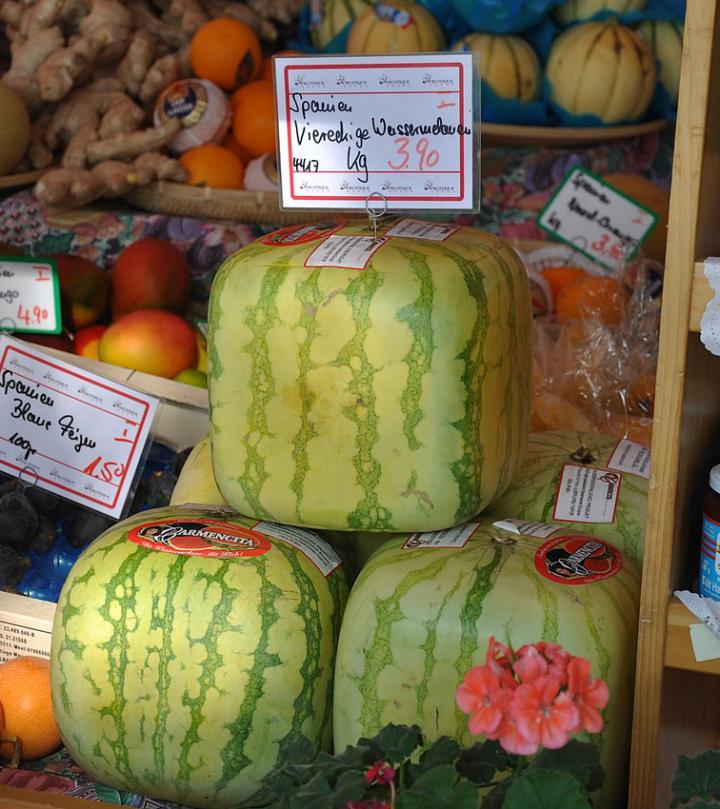 Watermelon Cubes [IMAGE] | EurekAlert! Science News Releases