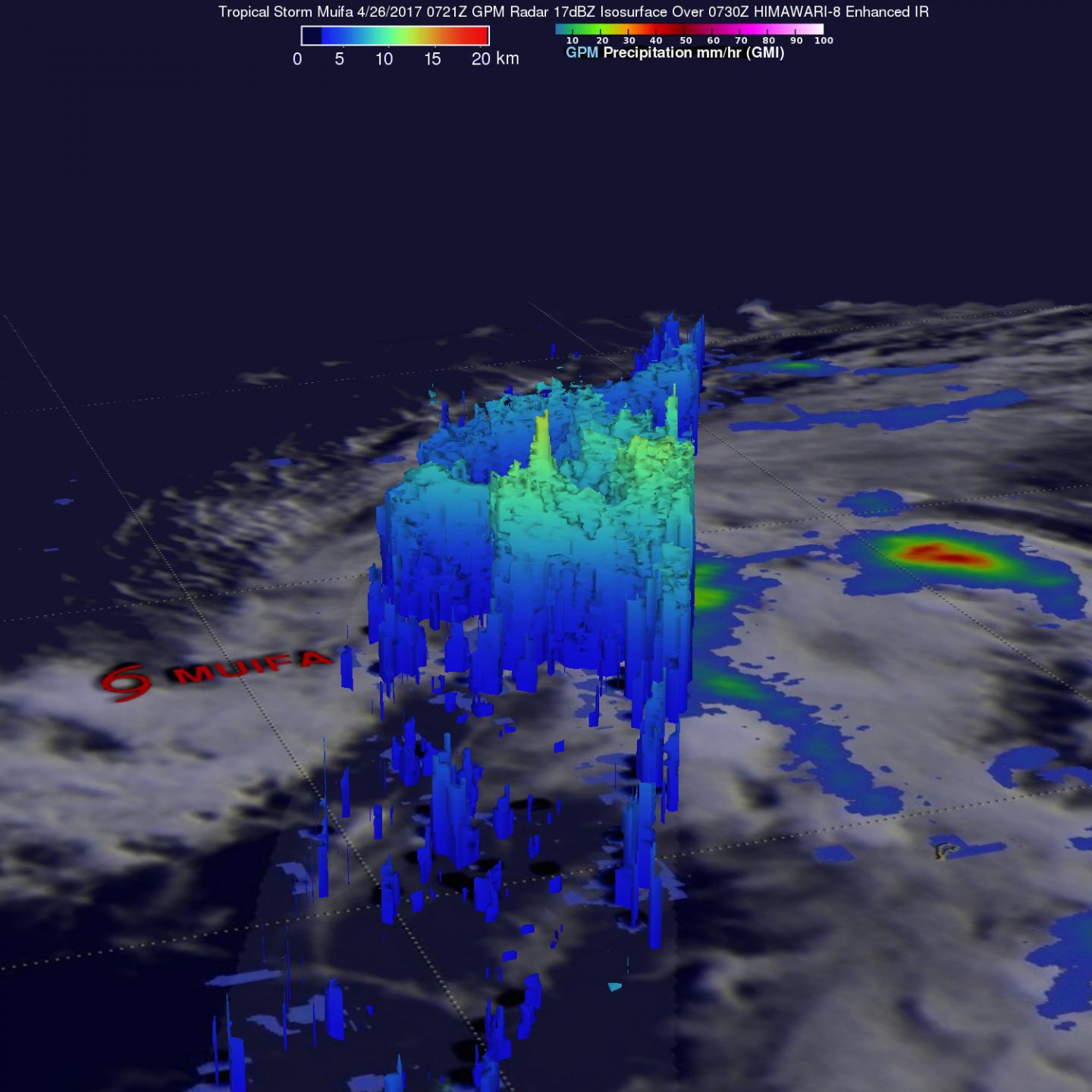 GPM Image of Muifa [IMAGE] | EurekAlert! Science News Releases