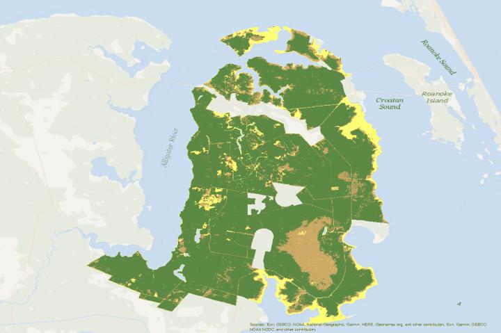 Satellite images show how NC's [IMAGE] | EurekAlert! Science News Releases