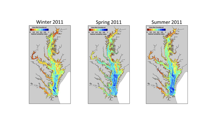 Habitat Suitability Maps [IMAGE] | EurekAlert! Science News Releases