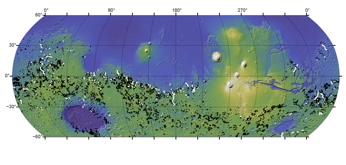 Global map of Mars river valle [IMAGE] | EurekAlert! Science News Releases