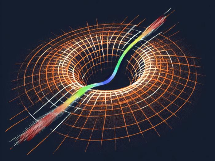 Curved spacetime [IMAGE] | EurekAlert! Science News Releases