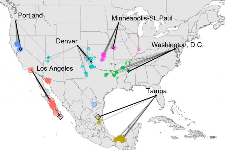 Climate of North American Citi [IMAGE] | EurekAlert! Science News Releases