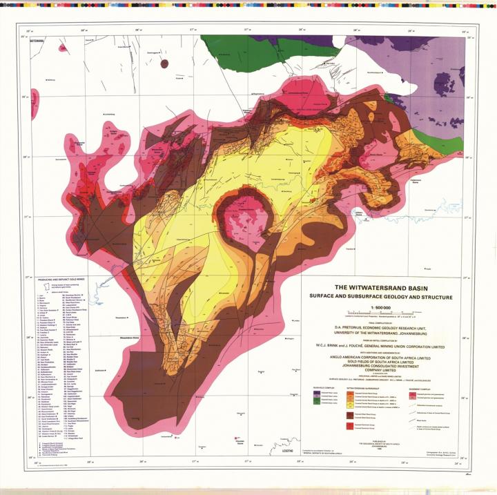 Witwatersrand Basin 1986 [IMAGE] | EurekAlert! Science News Releases