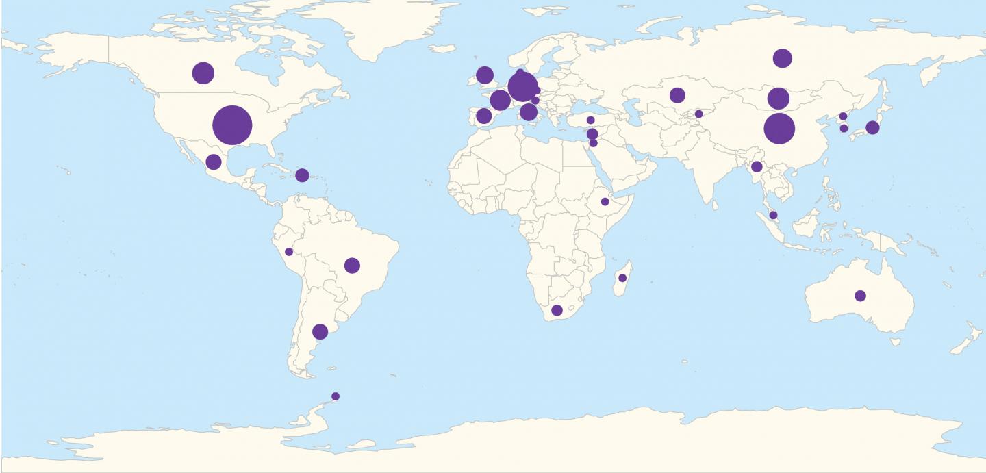 Fossil Map [IMAGE] | EurekAlert! Science News Releases