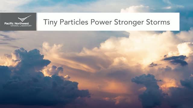 Tiny particles have outsize impact on storm c | EurekAlert!