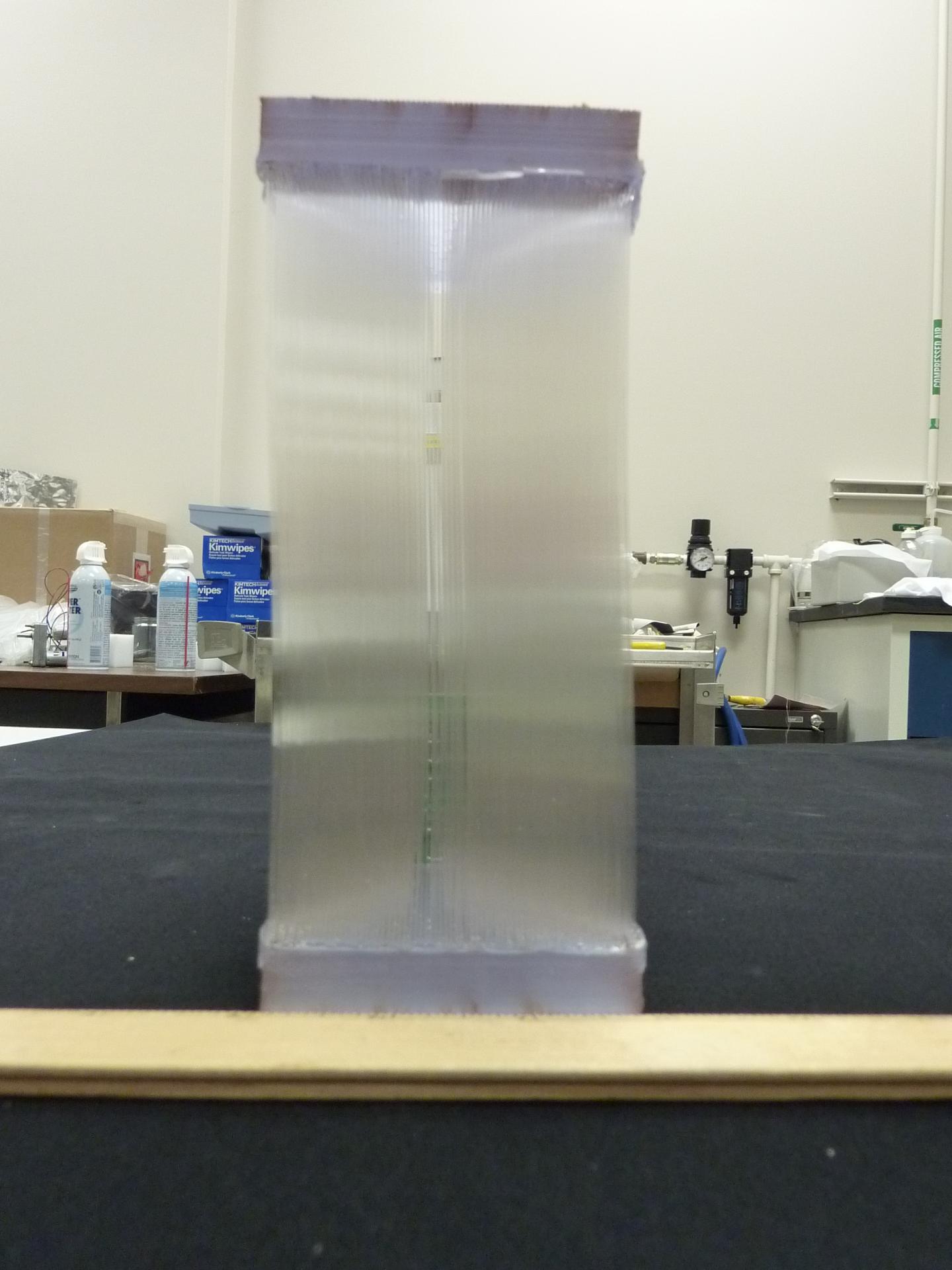 Small Glass Scintillator Fiber [IMAGE] | EurekAlert! Science News Releases