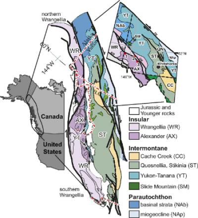 Cordilleran terrane collage | EurekAlert!