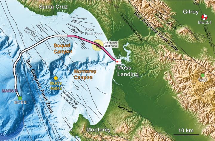 A Map of the Fiber-Optic Cable [IMAGE] | EurekAlert! Science News Releases