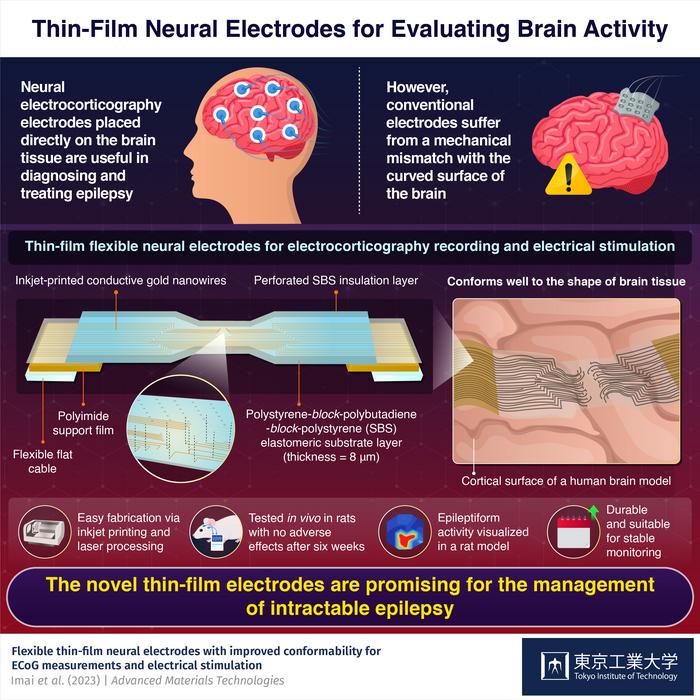 Thin-Film neural electrodes fo [IMAGE] | EurekAlert! Science News Releases
