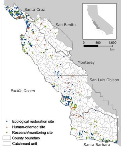 Map of Stream Restoration Proj [IMAGE] | EurekAlert! Science News Releases