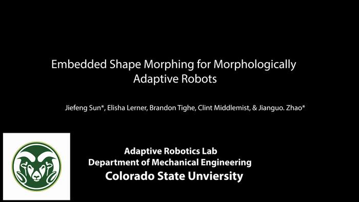 Morphing robots designed at Colorado State ca | EurekAlert!