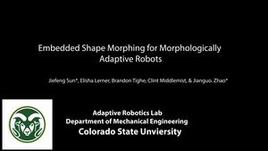 Morphing robots designed at Colorado State ca | EurekAlert!