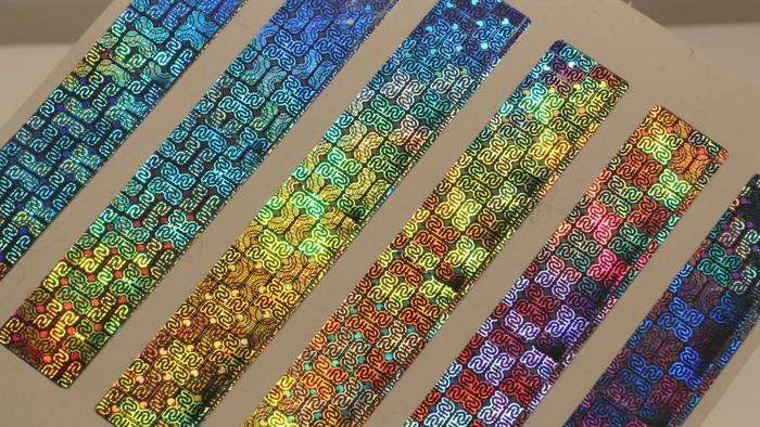 Holographic security labels pr [IMAGE] | EurekAlert! Science News Releases