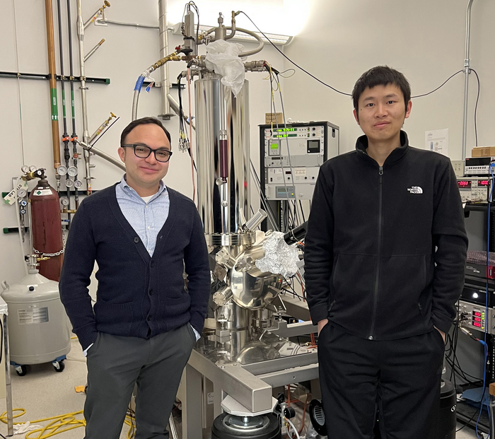 Jairo Velasco Jr. and Zhehao G [IMAGE] | EurekAlert! Science News Releases