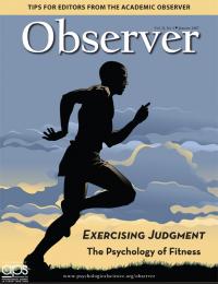 Exercising judgment: The psychology of fitnes | EurekAlert!