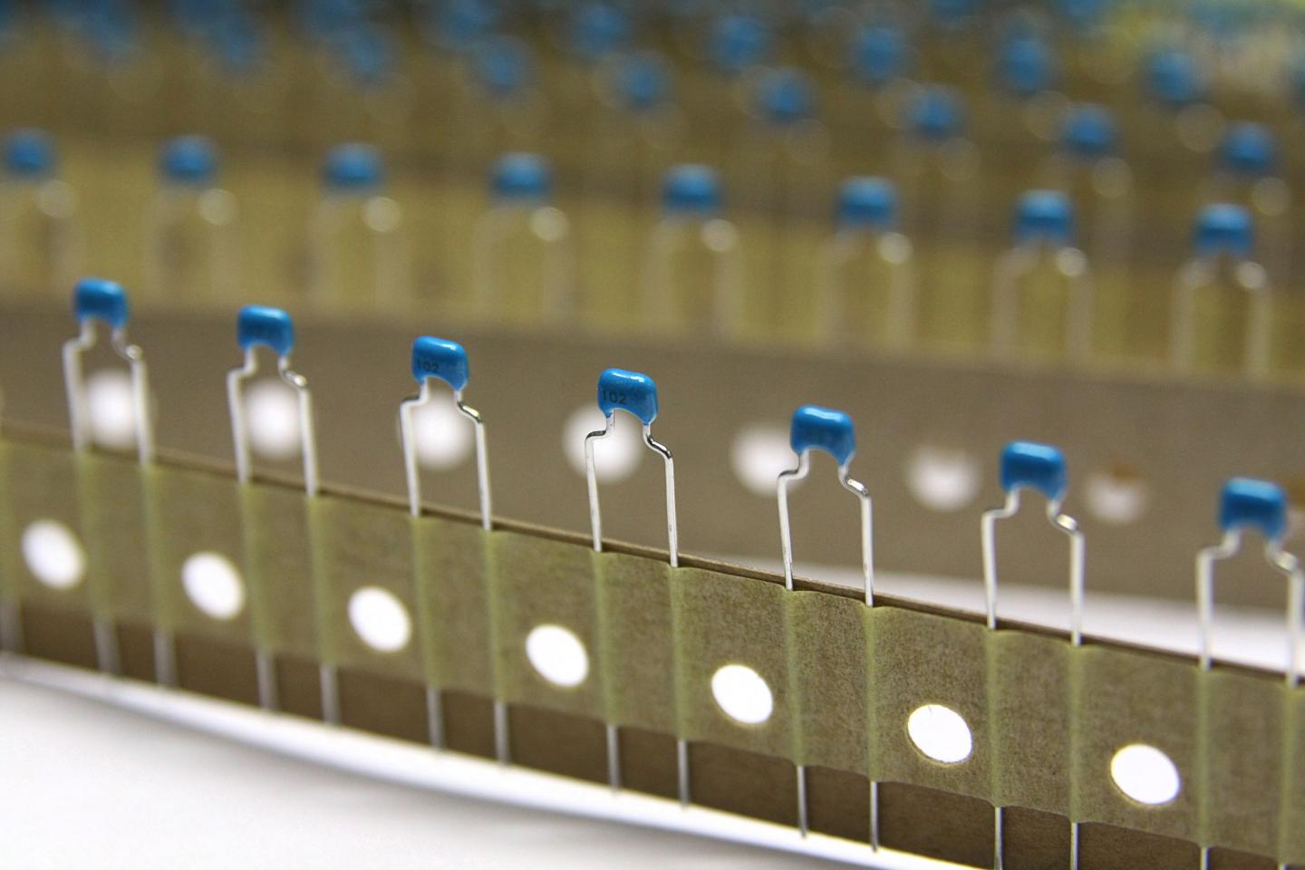 Blue Ceramic Capacitor [IMAGE] | EurekAlert! Science News Releases