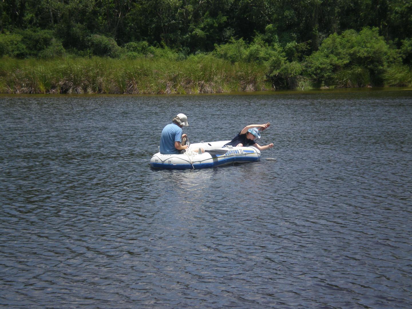 Sampling Lake Sediment [IMAGE] | EurekAlert! Science News Releases