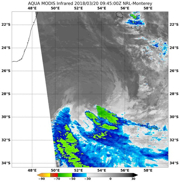 NASA finds Tropical Cyclone Eliakim's clouds | EurekAlert!