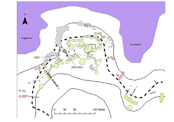 Detailed map of Björkö's north [IMAGE] | EurekAlert! Science News Releases
