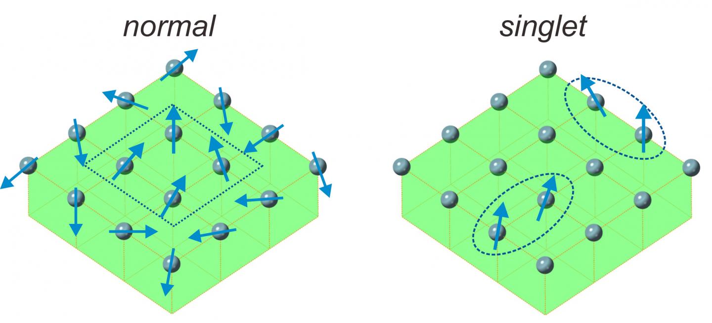 Normal and Singlet-Based Magne [IMAGE] | EurekAlert! Science News Releases