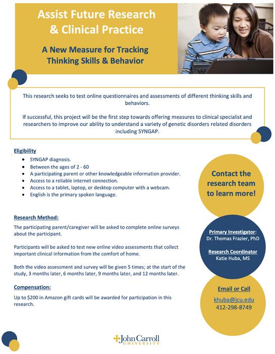 Flyer to recruit for the study [IMAGE] | EurekAlert! Science News Releases