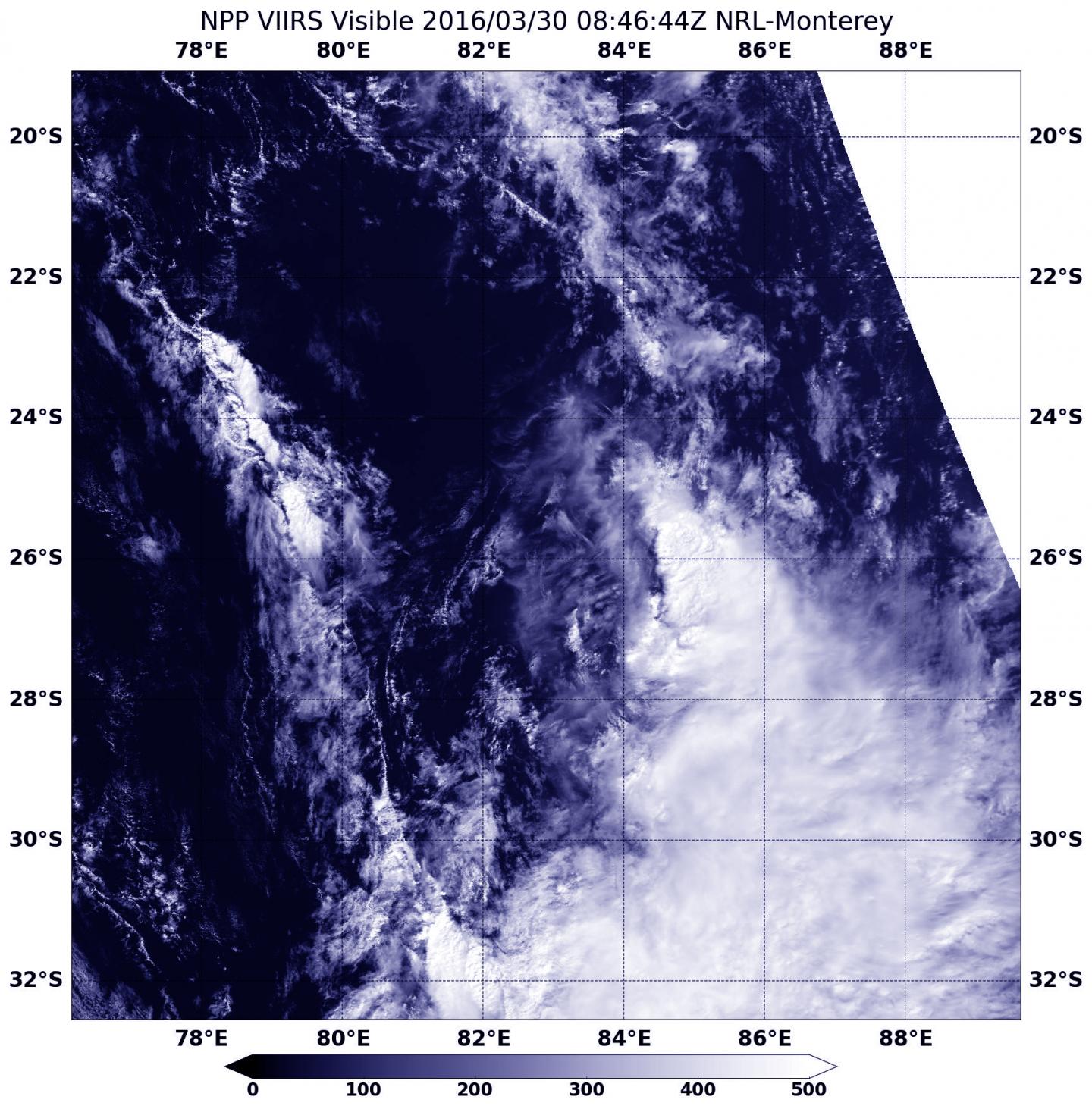 Suomi NPP satellite spots remnants of Tropica | EurekAlert!