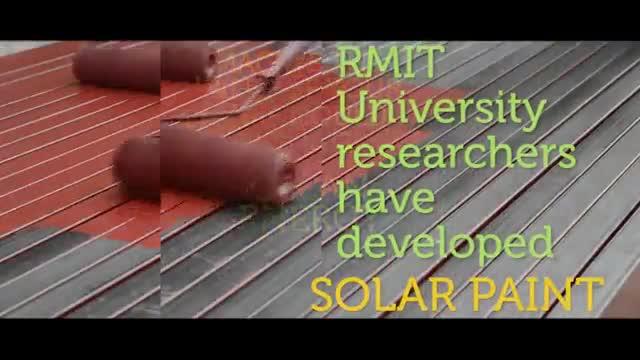 Solar paint offers endless energy from water | EurekAlert!