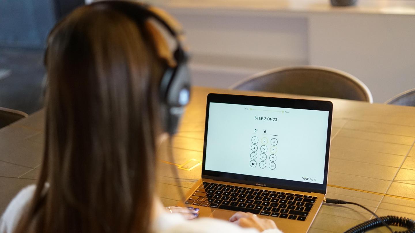Digits-In-Noise Web Widget [IMAGE] | EurekAlert! Science News Releases