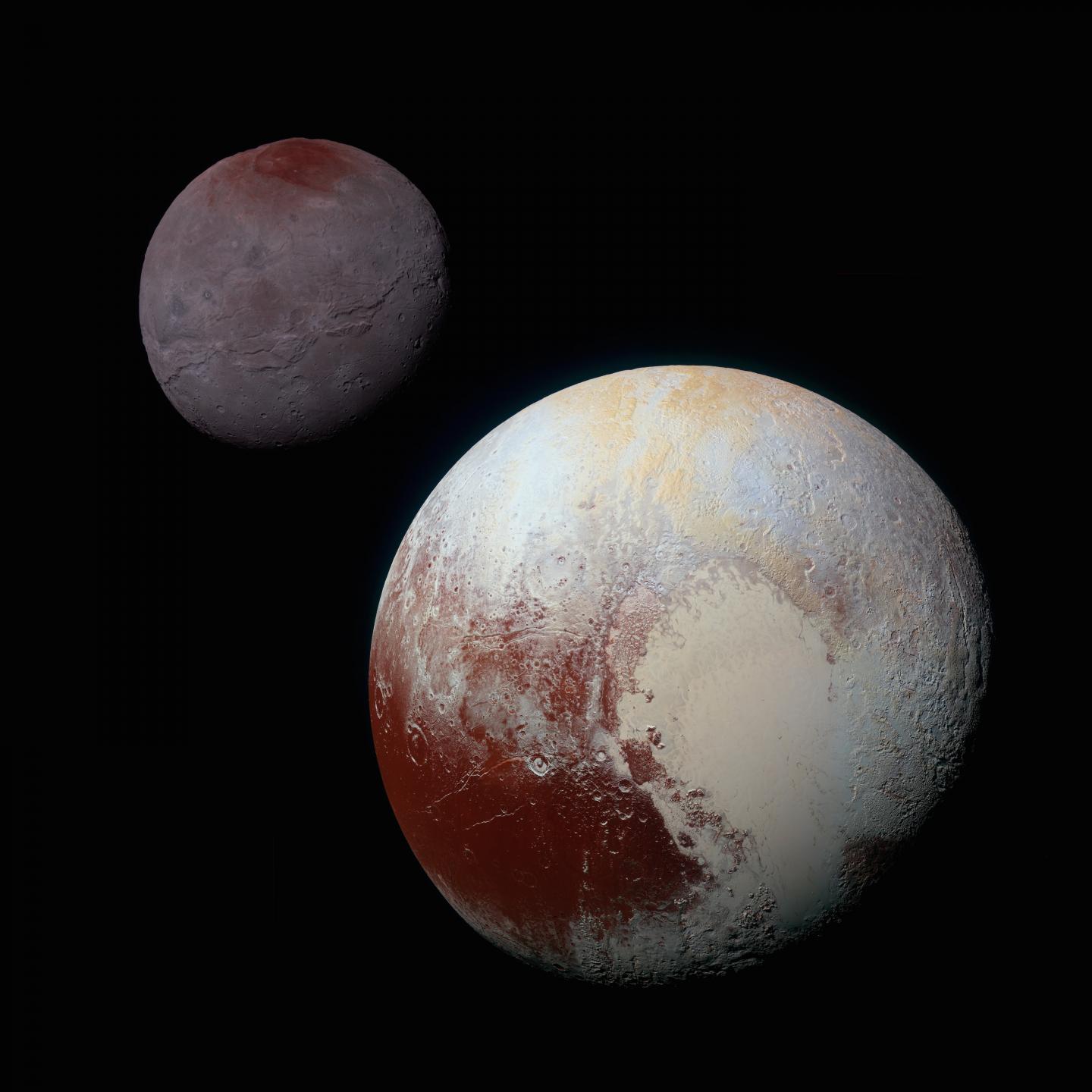 Pluto's Sputnik Planitia and C [IMAGE] | EurekAlert! Science News Releases