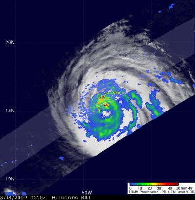 Hurricane Bill [IMAGE] | EurekAlert! Science News Releases
