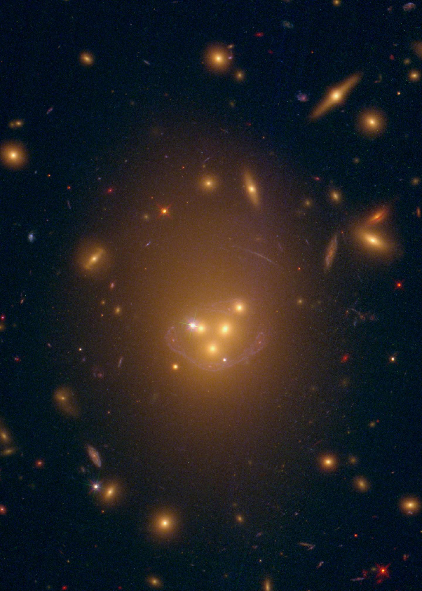 Galaxy Collision (2 of 2) [IMAGE] | EurekAlert! Science News Releases