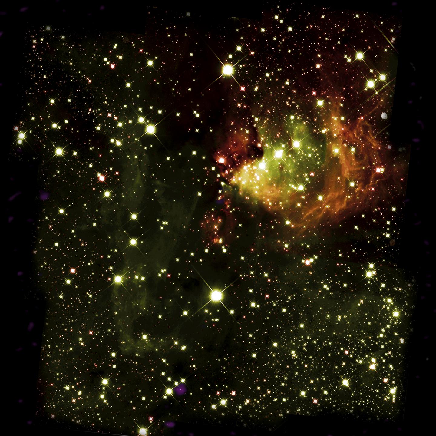Gif of star cluster G286.21+0. [IMAGE] | EurekAlert! Science News Releases