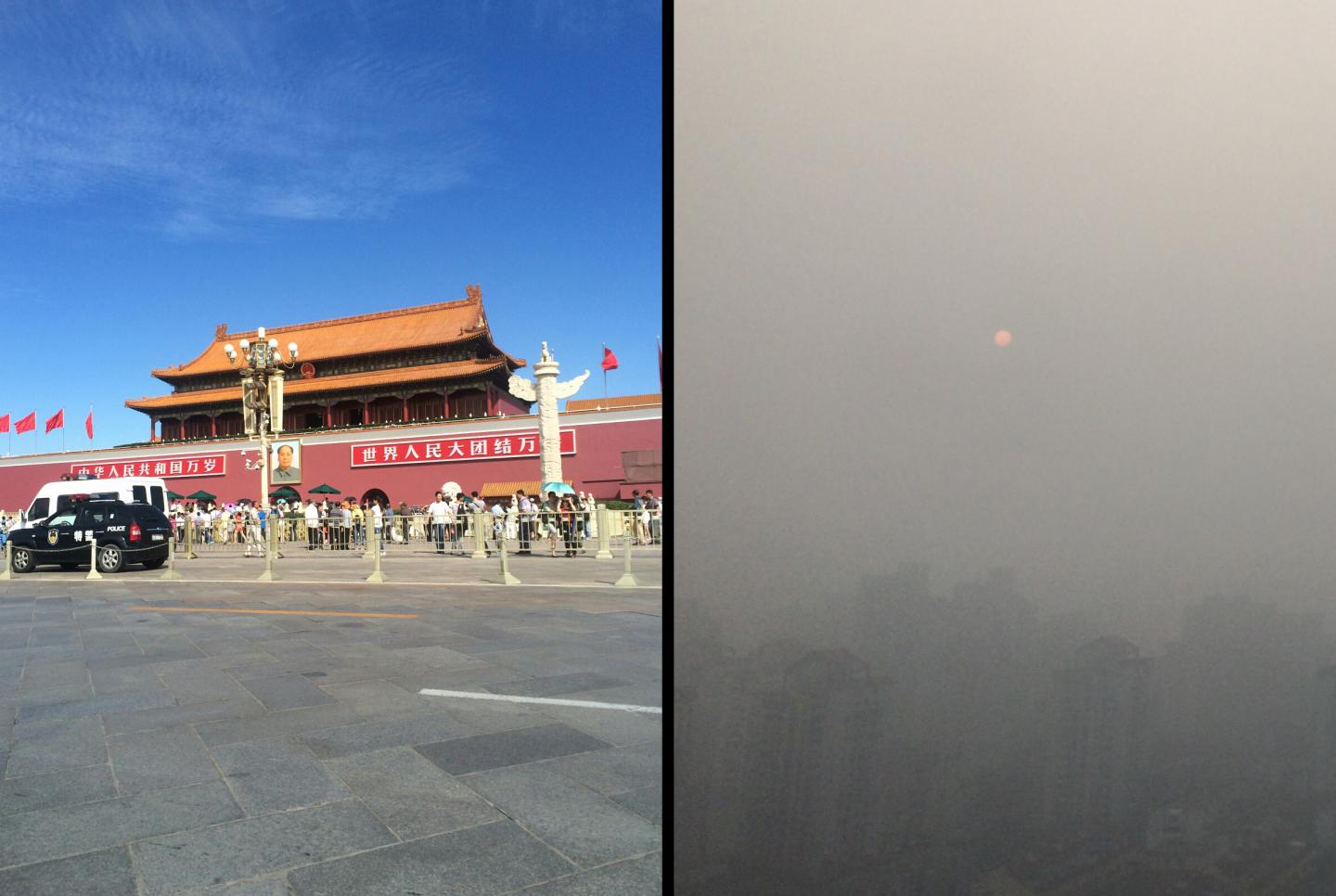 APEC Blue vs. Beijing Smog [IMAGE] | EurekAlert! Science News Releases