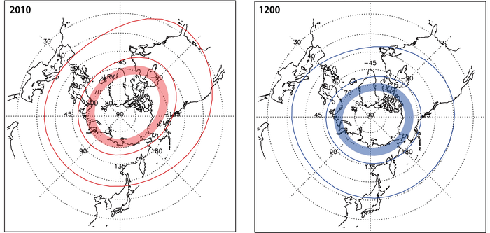 Reconstructed auroral zone [IMAGE] | EurekAlert! Science News Releases