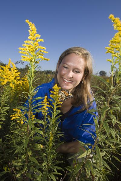Altizer with Monarch [IMAGE] | EurekAlert! Science News Releases