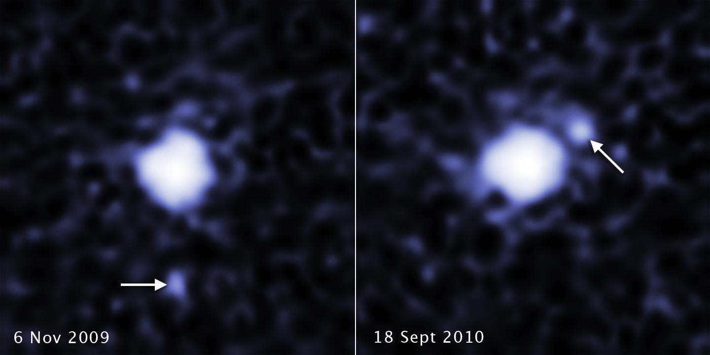 Hubble Spots a Moon Around the [IMAGE] | EurekAlert! Science News Releases
