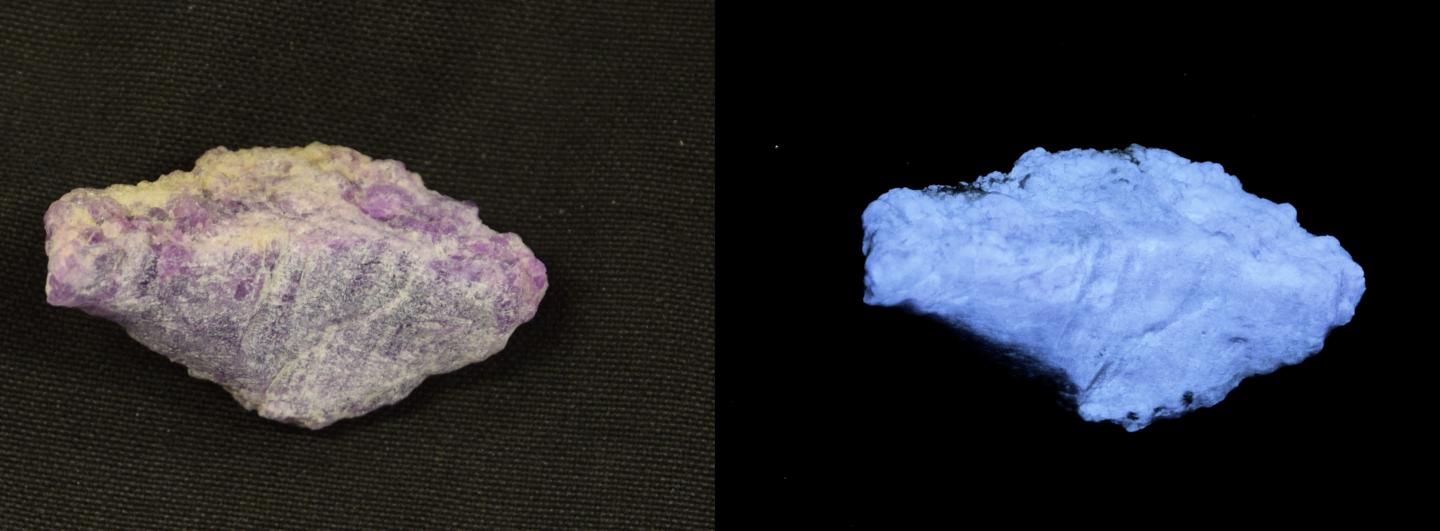 Glow-in-the-Dark Hackmanite. [IMAGE] | EurekAlert! Science News Releases