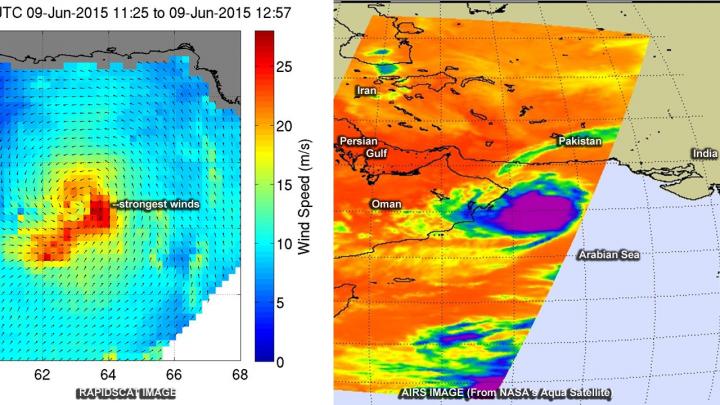 NASA Looks at Tropical Cyclone Ashobaa's Wind | EurekAlert!