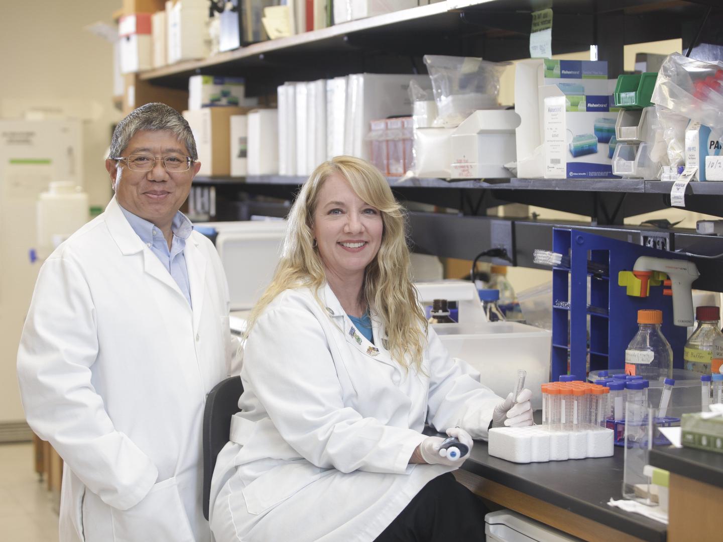 Dr. Jin-Xiong She and Diane Ho [IMAGE] | EurekAlert! Science News Releases